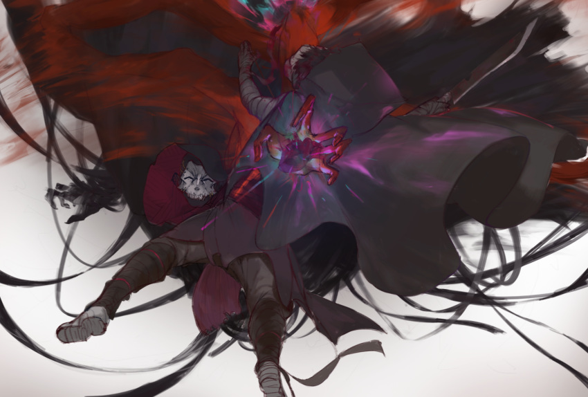 The Big ImageBoard (TBIB) - 2boys black cloak black clothes cloak fate ...
