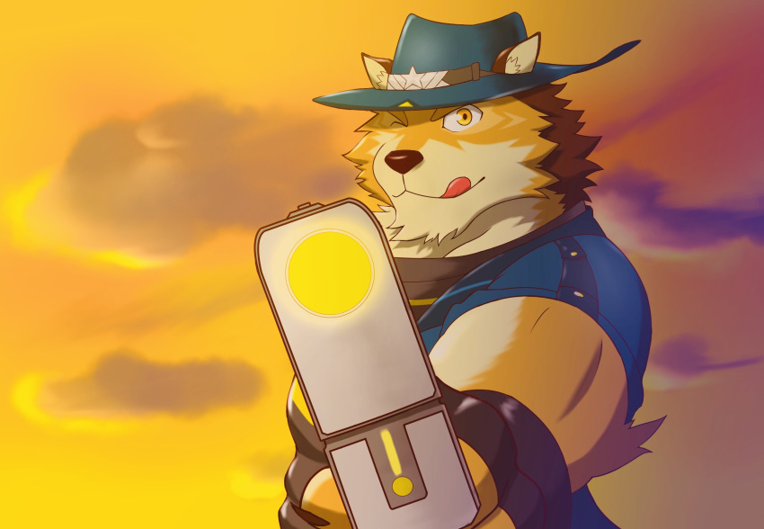 The Big ImageBoard (TBIB) - anthro barrel (live a hero) canid canine canis clothing ...