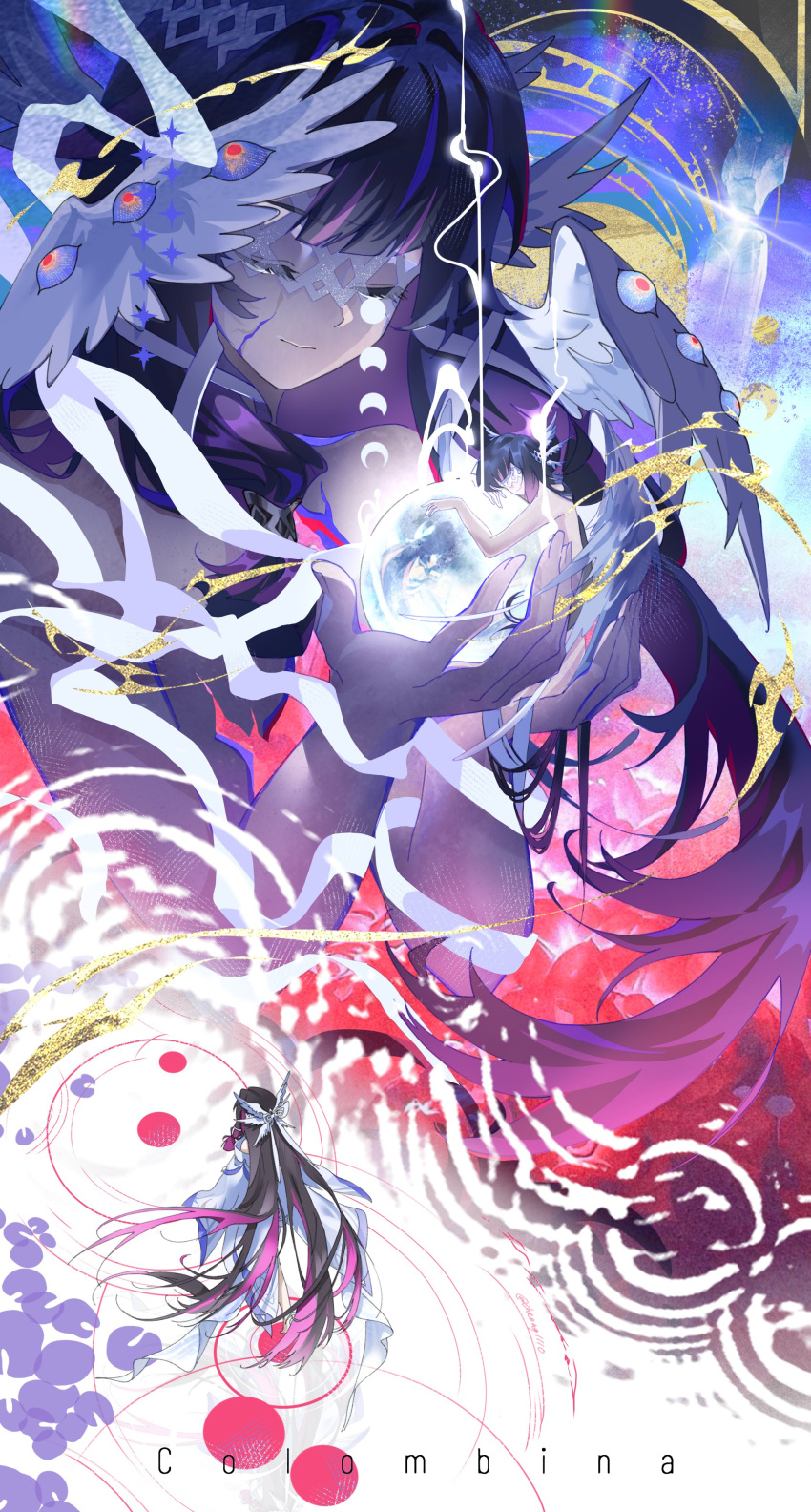 The Big ImageBoard (TBIB) - 1girl absurdres angel wings black hair ...