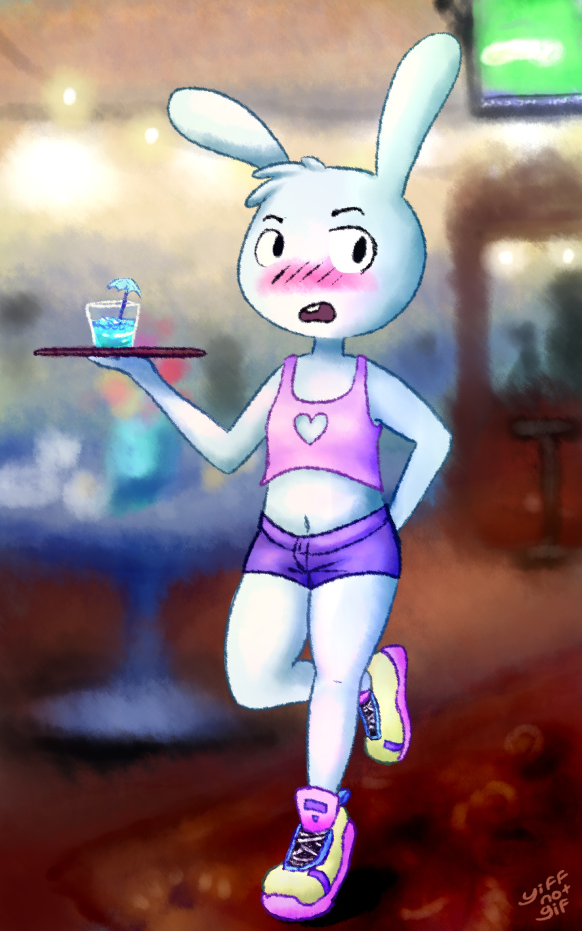 The Big Imageboard Tbib Adventure Time Anthro Bartender Blush Bottomwear Cartoon Network