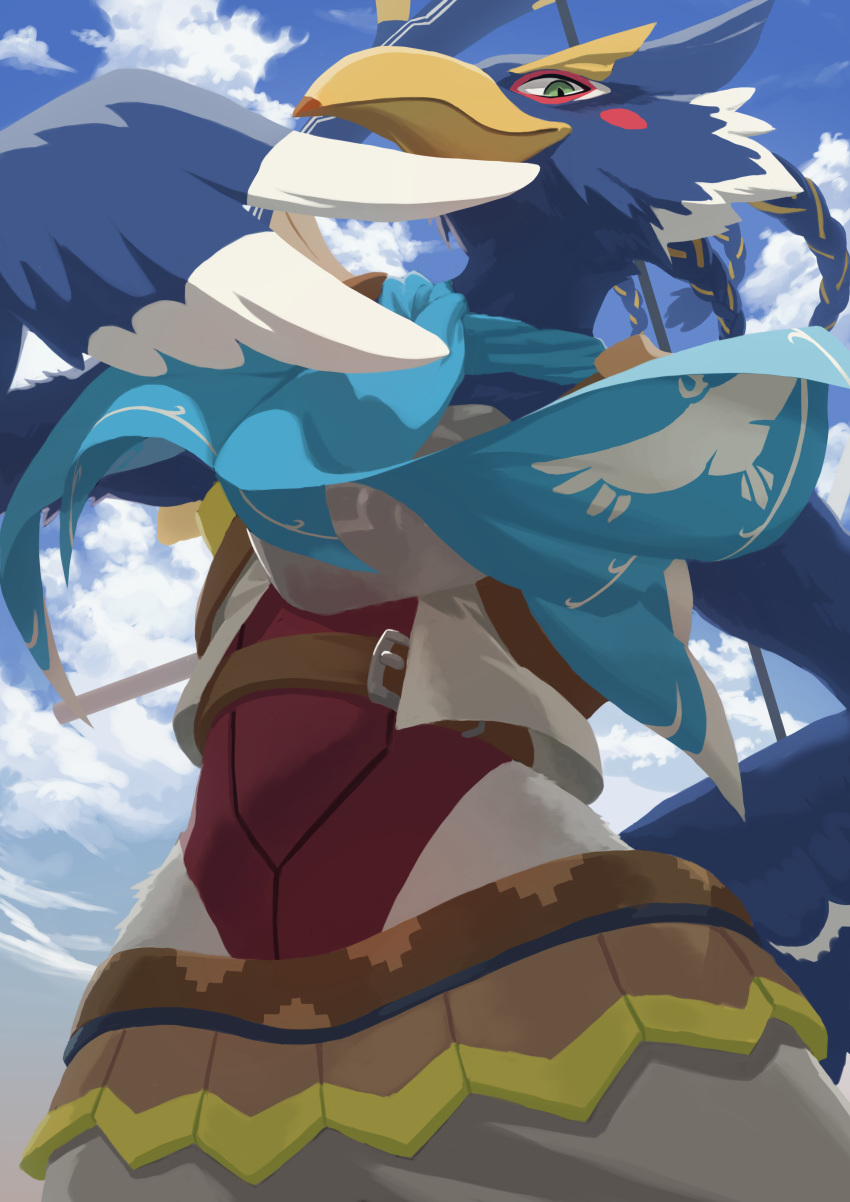 The Big Imageboard Tbib Absurd Res Anthro Armor Avian Beak Bird