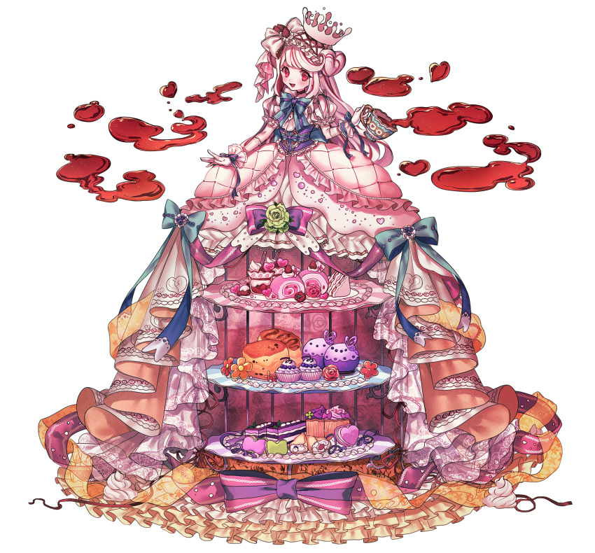 The Big Imageboard Tbib 1girl Absurdres Alcremie Blush Cake Commentary Request Cup Cupcake