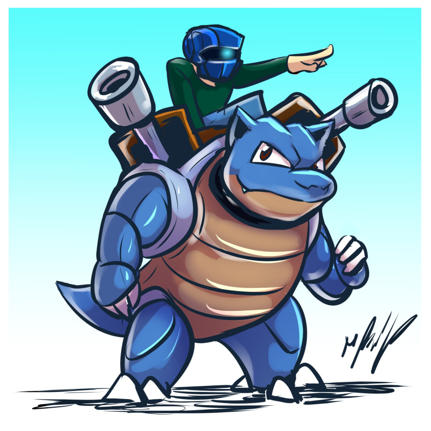 The Big ImageBoard (TBIB) - 1:1 armor blastoise blue body claws ...
