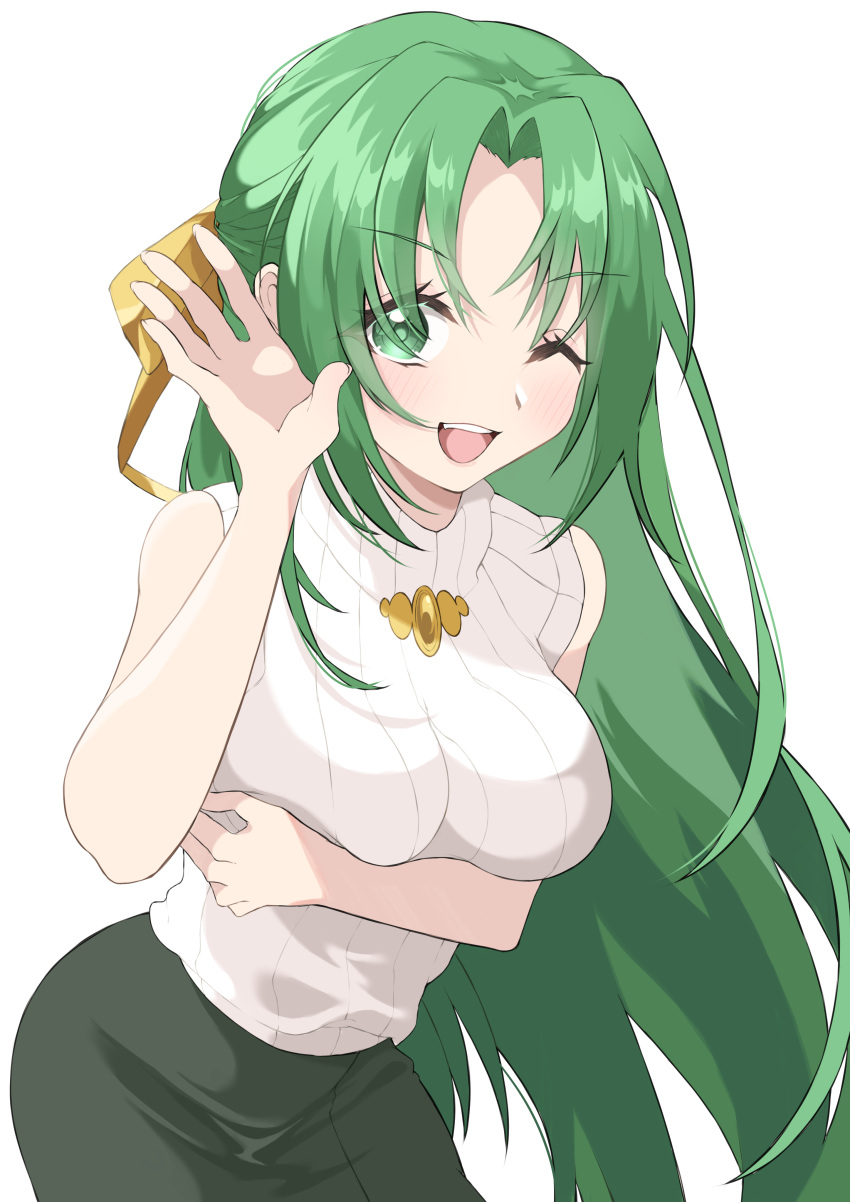 The Big Imageboard Tbib 1girl D Absurdres Arm Under Breasts Bangs