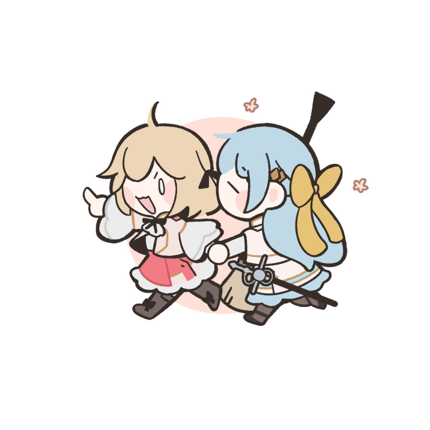 The Big Imageboard Tbib 2girls Ahoge Anisphia Wynn Palettia Black