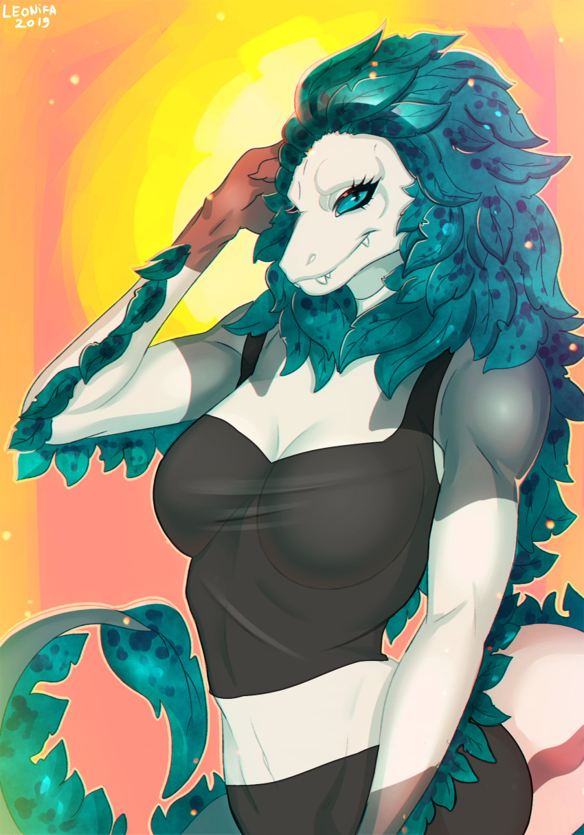 The Big ImageBoard (TBIB) - absurd res alligator alligatorid anthro big breasts breasts clothed ...