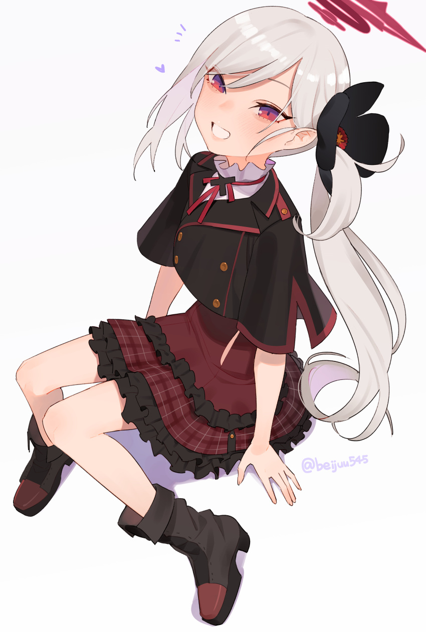 The Big ImageBoard (TBIB) - 1girl absurdres beijuu black footwear blue archive boots flower ...