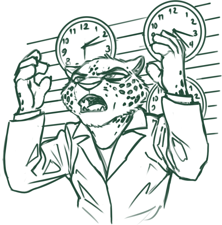 The Big Imageboard Tbib 2021 Angry Anthro Clock Digital Drawing