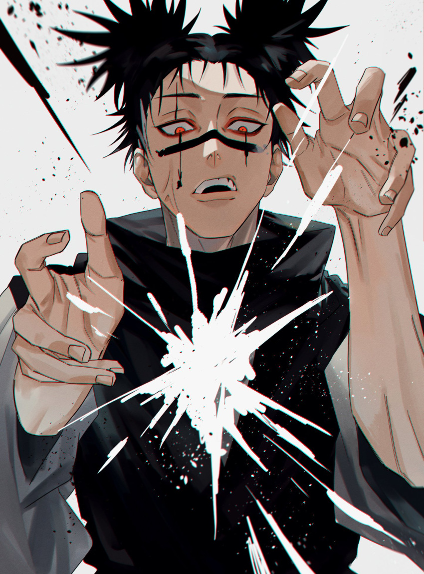 The Big ImageBoard (TBIB) - 1boy black hair black scarf choso (jujutsu ...