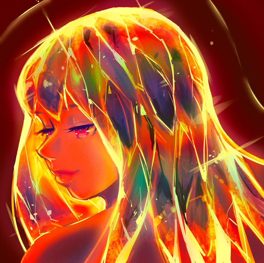 The Big Imageboard Tbib 1girl Akairiot Bangs Colorful Crystal Hair