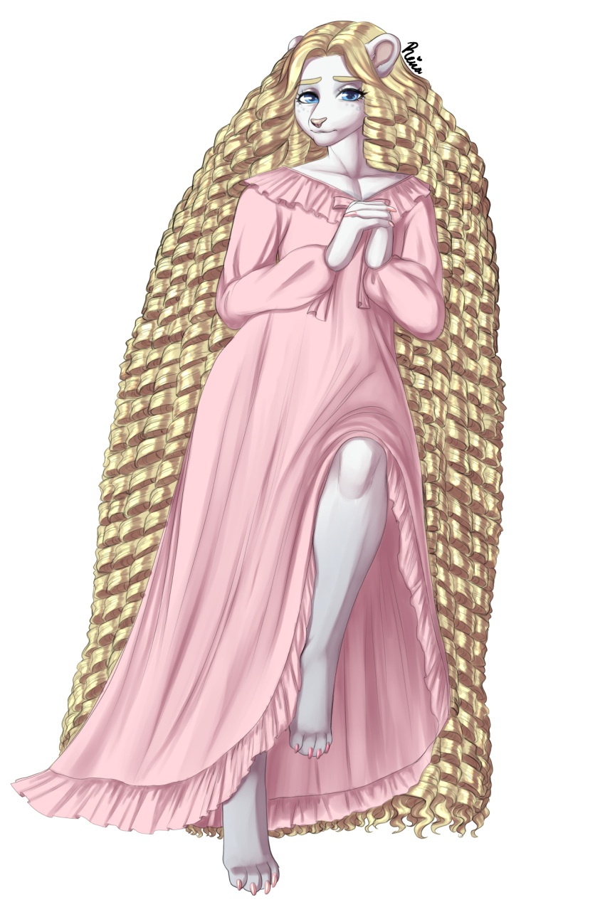 The Big Imageboard Tbib Anthro Blonde Hair Blue Eyes Clothed