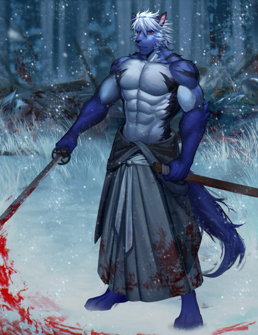 The Big ImageBoard (TBIB) - 2021 abs anthro biceps black nose blood bodily fluids bottomwear ...