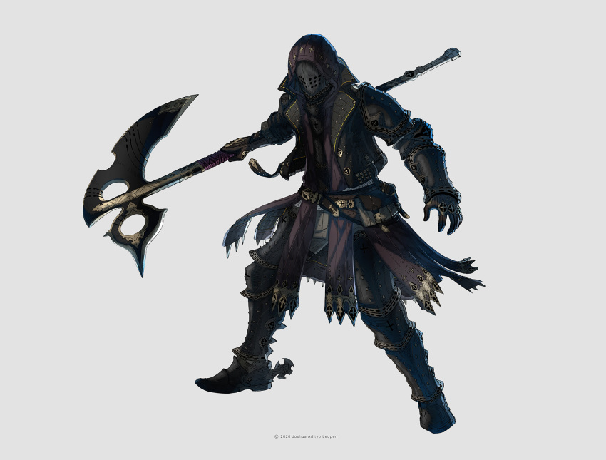 The Big ImageBoard (TBIB) - ambiguous gender armor artist name axe black armor black gloves ...