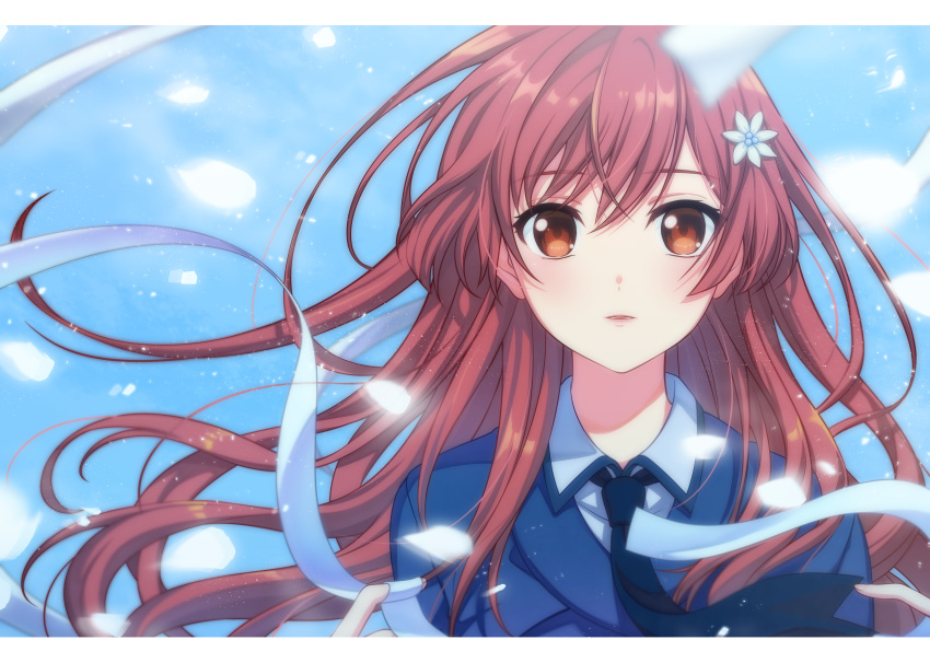 The Big Imageboard Tbib 1girl 22 7 Absurdres Ayakura Azuma Flower