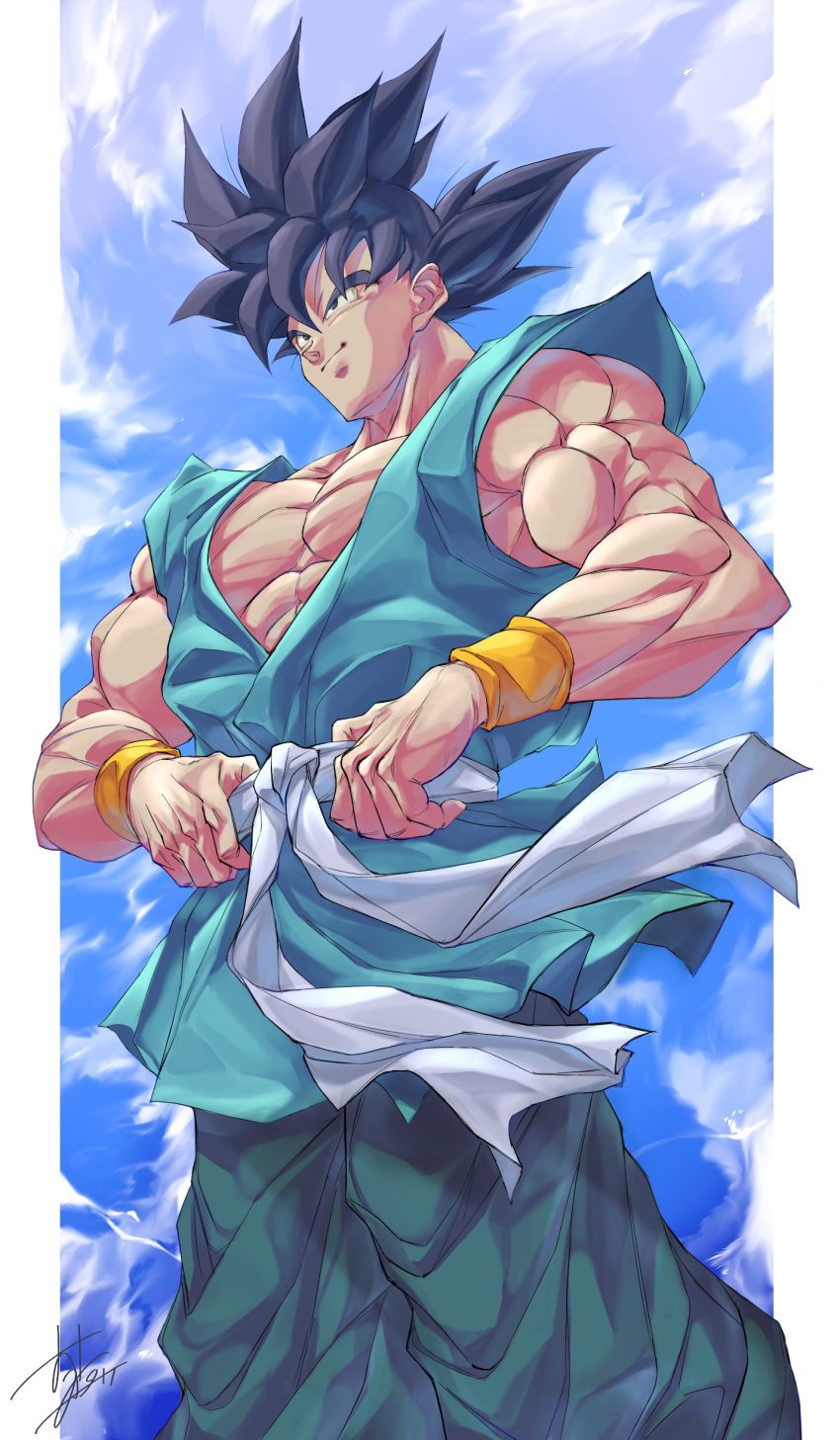 The Big ImageBoard (TBIB) - 1boy absurdres black eyes black hair blue ...