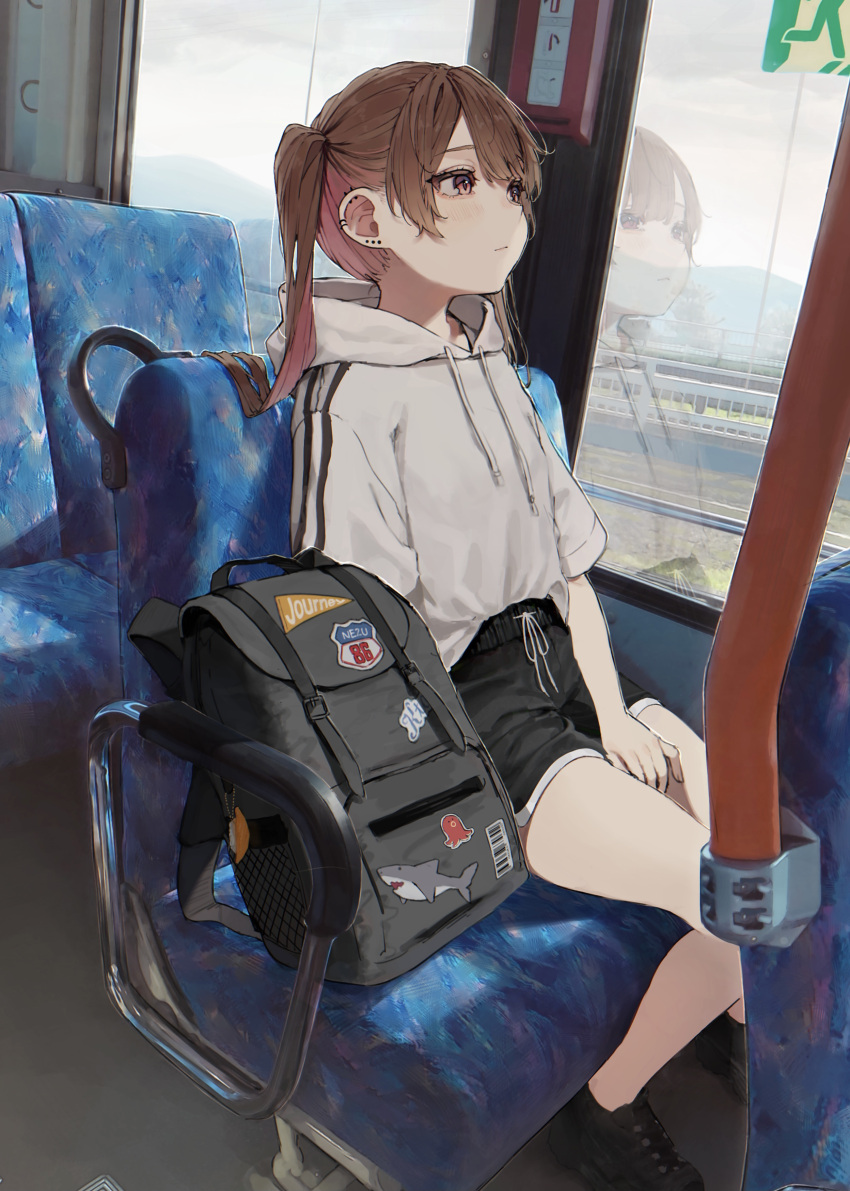 The Big Imageboard Tbib 1girl Absurdres Backpack Bag Bangs Black