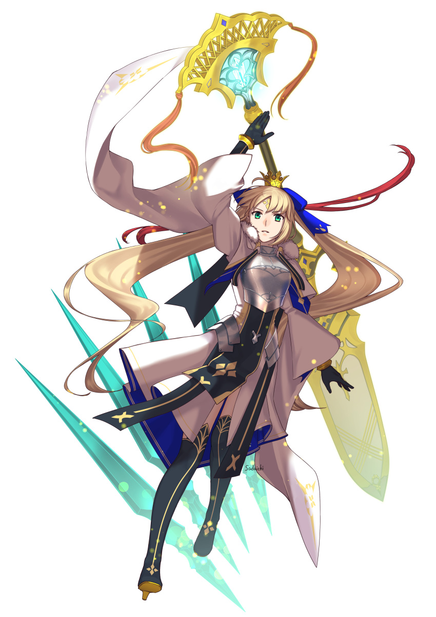 The Big ImageBoard (TBIB) - 1girl absurdres ahoge armor armored dress ...