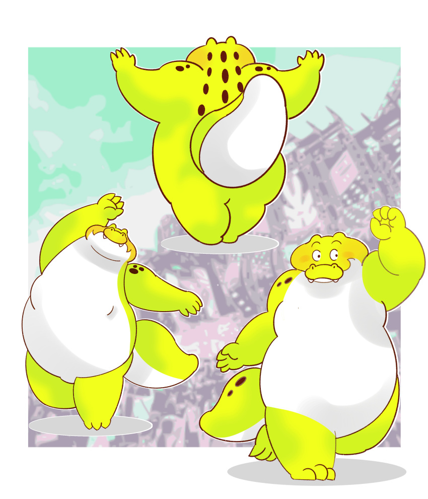 The Big Imageboard Tbib 2021 4 Fingers Absurd Res Anthro Belly Biped Blush Butt Crocodile