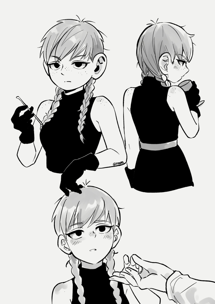 The Big Imageboard Tbib 1girl 1other Absurdres Artist Name Blush