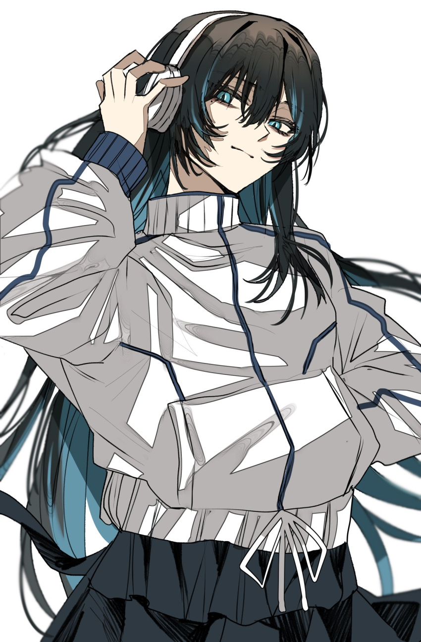 The Big ImageBoard (TBIB) - 1girl ado (utaite) black hair black skirt ...