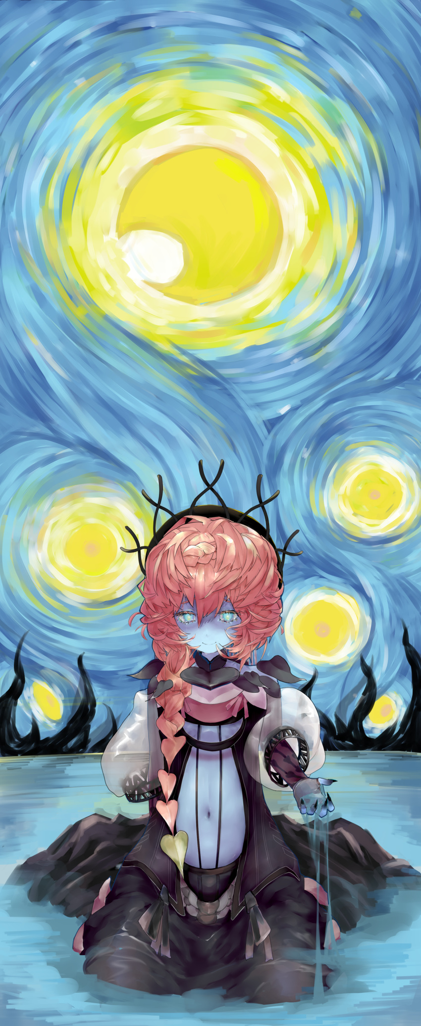 The Big ImageBoard (TBIB) - 1girl absurdres arm behind back black dress ...