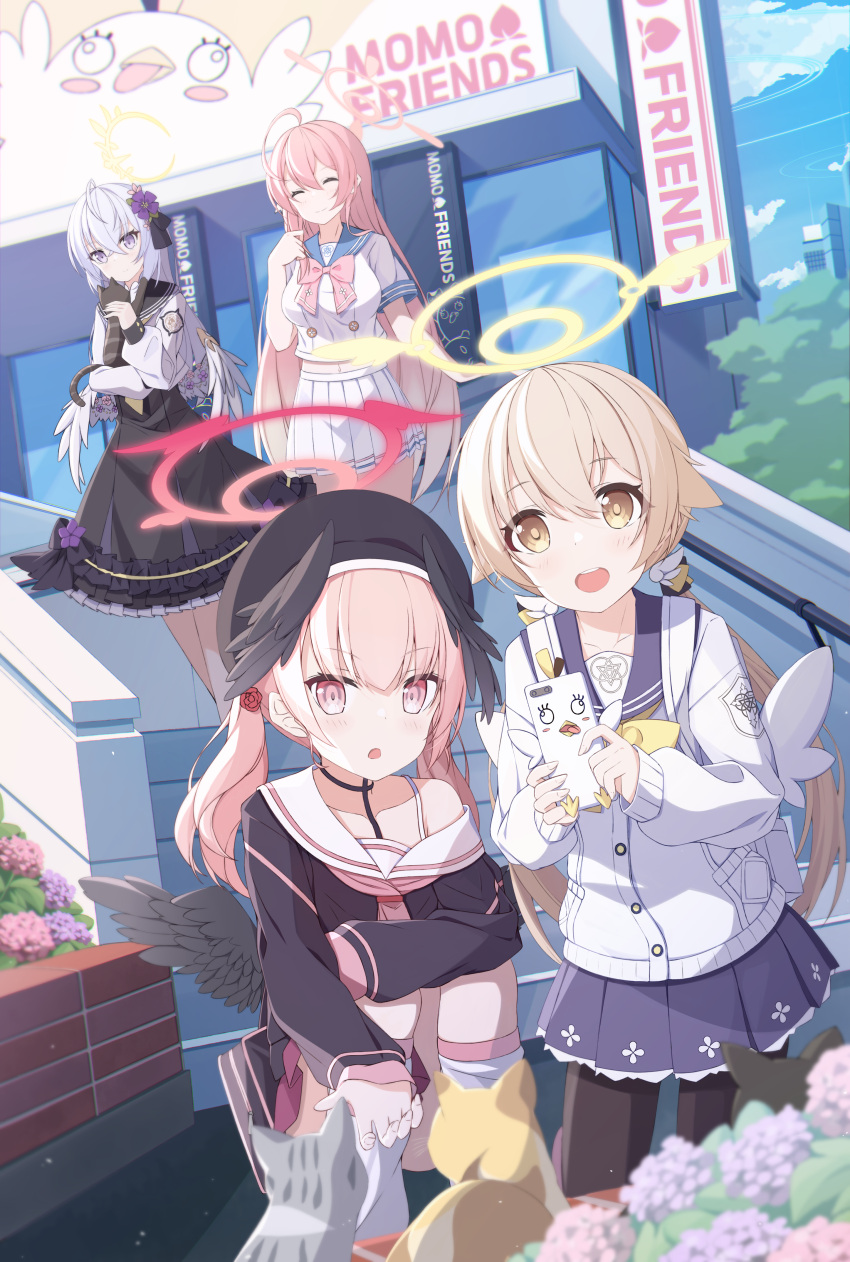 The Big ImageBoard (TBIB) - 4girls absurdres azusa (blue archive) beret ...