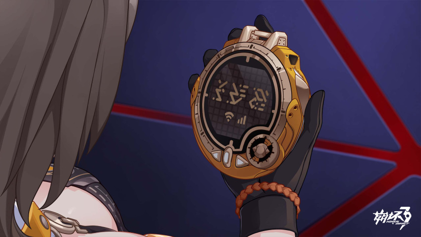 The Big ImageBoard (TBIB) - 1girl black gloves breasts brown hair ...