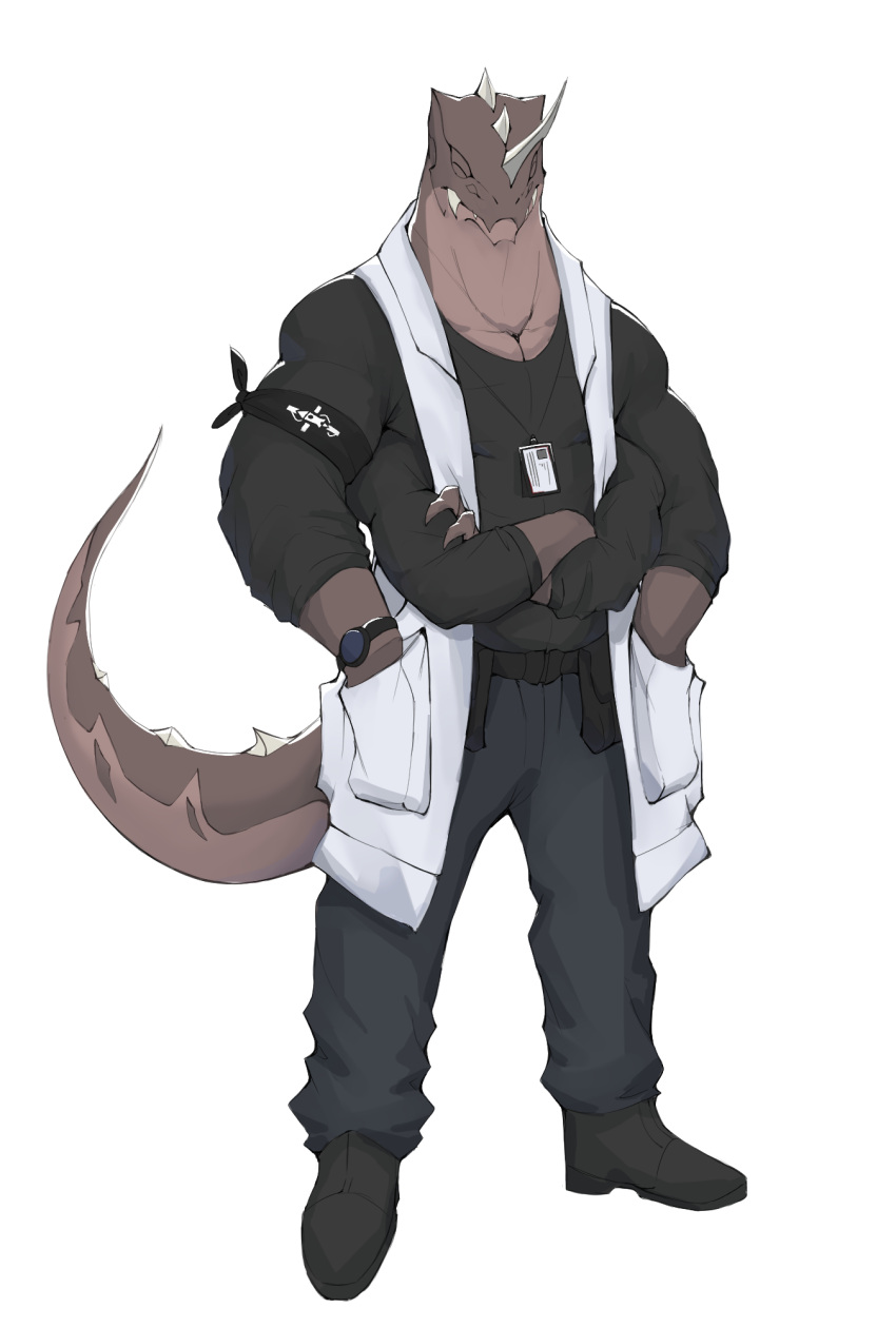 The Big ImageBoard (TBIB) - anthro armband bottomwear clock clothing doctor hi res jacket lizard ...