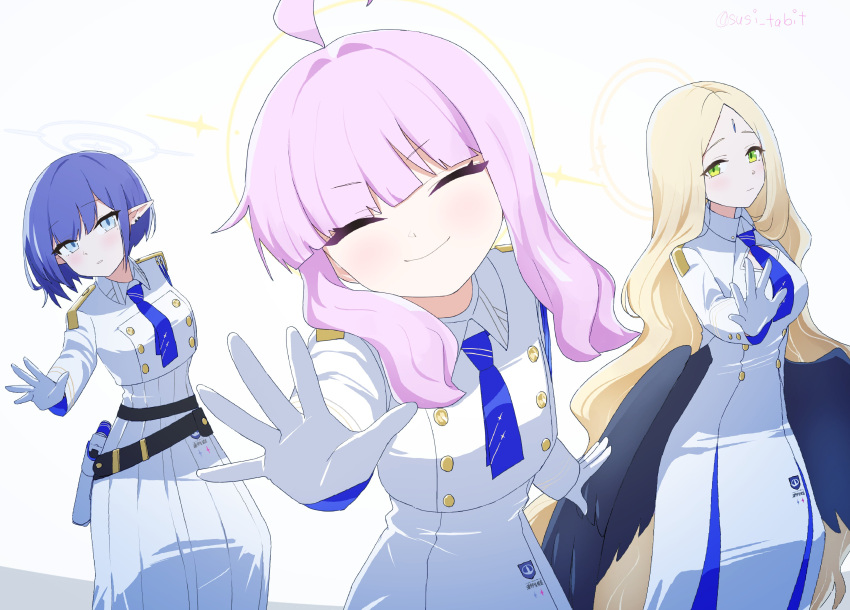 The Big ImageBoard (TBIB) - 3girls absurdres ayumu (blue archive ...