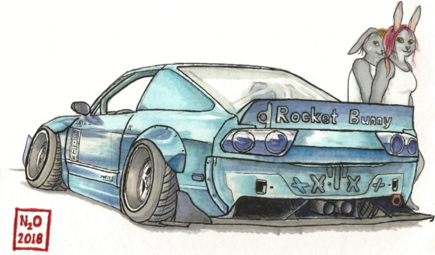 The Big Imageboard Tbib Anthro Car Duo Female Jdm Lagomorph Leporid