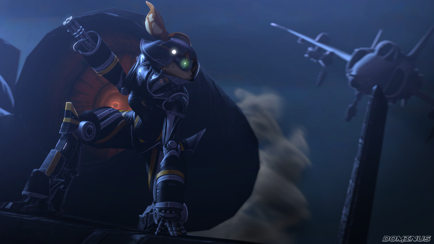 The Big ImageBoard (TBIB) - 16:9 3d (artwork) aircraft airplane anthro armor brown body brown ...