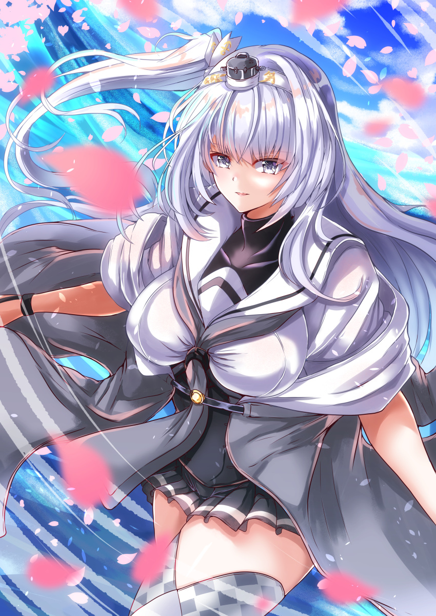 The Big Imageboard Tbib 1girl Absurdres Black Skirt Breasts Clothes