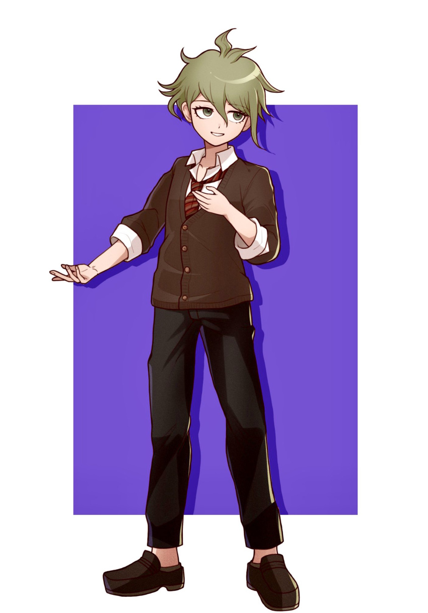 The Big ImageBoard (TBIB) - 1boy amami rantaro antenna hair black pants ...